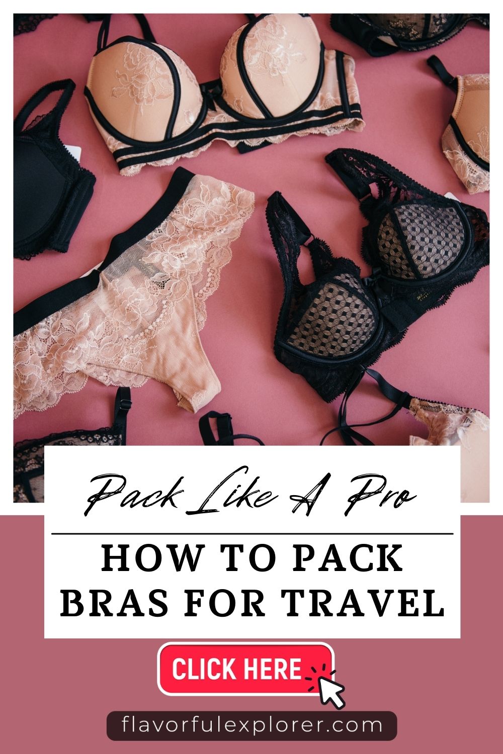 How To Pack Bras For Travel: Pack Like A Pro