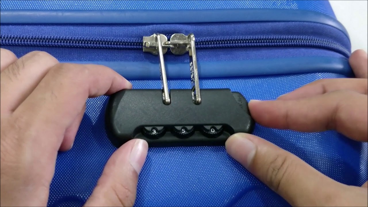 Secure Your Travels With The TSA007 Luggage Lock