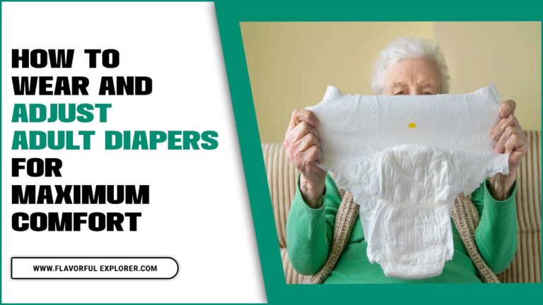 How To Wear And Adjust Adult Diapers For Maximum Comfort?