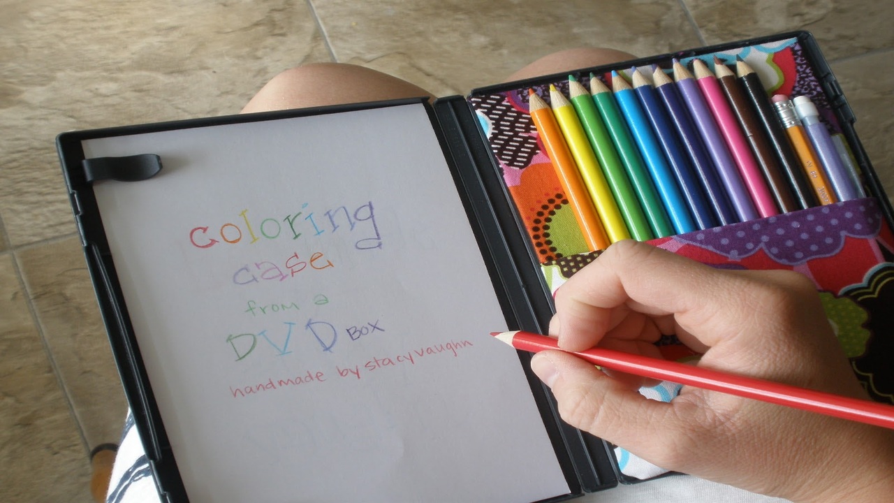 Diy Travel Coloring Cases - Easy Craft Project For Kids